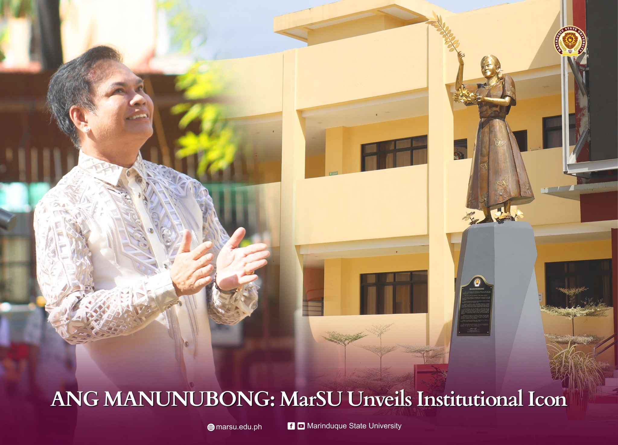 ANG MANUNUBONG: MarSU unveils institutional icon - Marinduque State ...